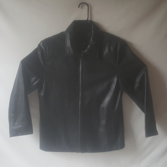 Colebrook &Co. | Jackets & Coats | Colebrookco Womens Black Leather ...